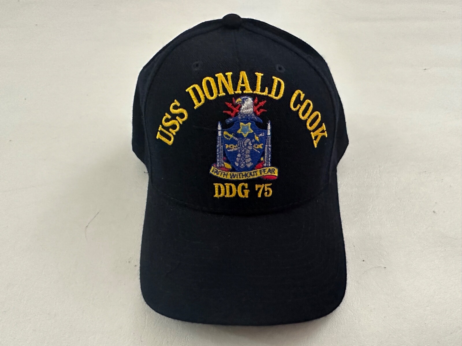 USS DONALD COOK DDG 75 The Corps US Navy Baseball Cap Hat One Size | eBay