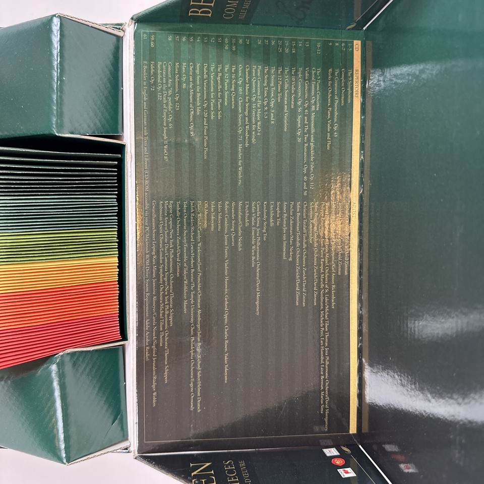 Beethoven Complete Masterpieces [Sony 60 CD Box Set] CDs are NEAR MINT ...