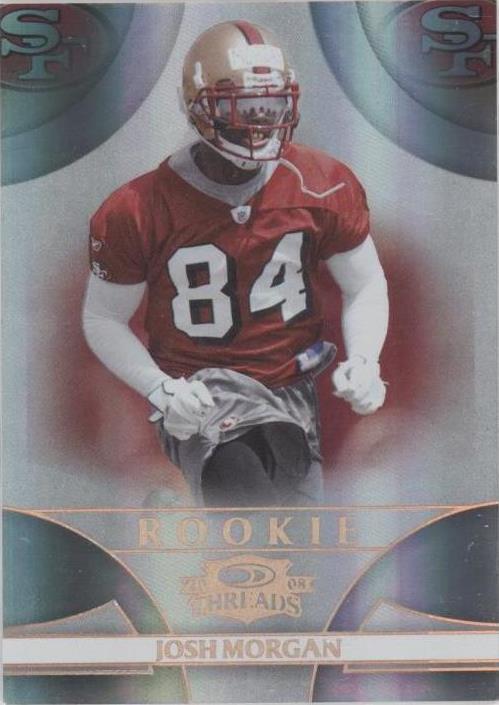 2008 Donruss Threads - Rookie Josh Morgan #197 Century Proof Bronze ...