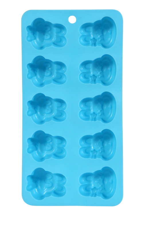 New Easter Bunny Face or Feet Rubber Shaped Ice Cube Tray Ice Cube ...