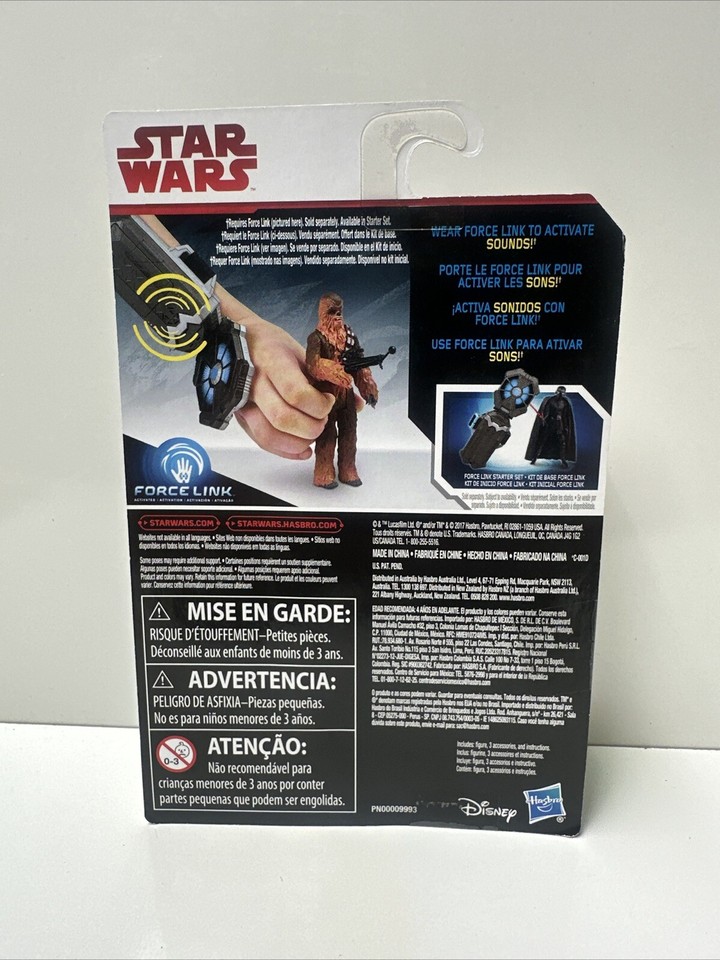 Star Wars Last Jedi Chewbacca with Porg (2017) Force Link 3.75" Figure ...