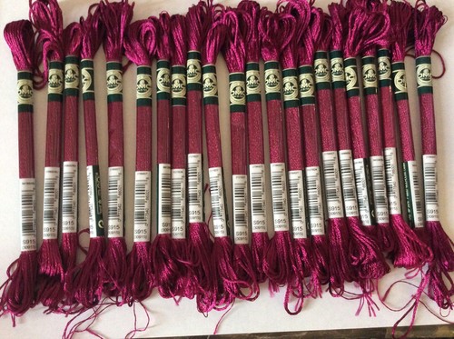 DMC RAYON Embroidery Floss Burgundy 30915 | eBay