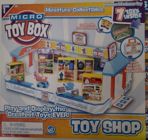 Miniature Micro Toy Box Toy Shop Series 1 With 2 Boxes Toys Minis NIB ...