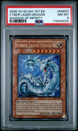 2006 YU-GI-OH! SOI-SHADOW OF INFINITY 1ST EDITION CYBER LASER DRAGON ...