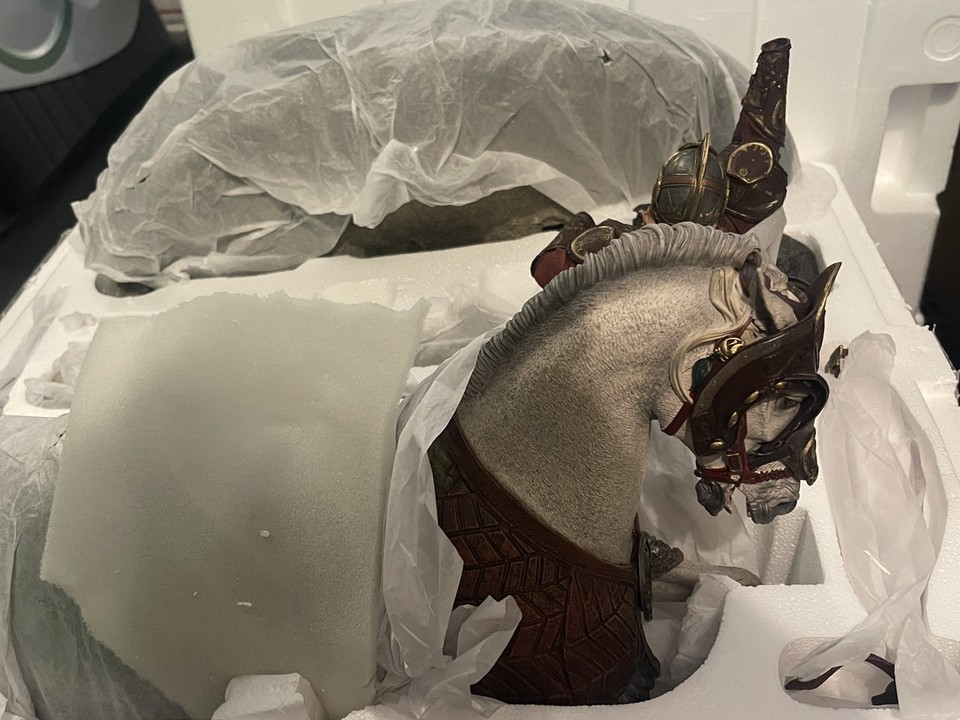 WETA LOTR King Theoden On Snowmane Brand New, In Box, No Shipping ...