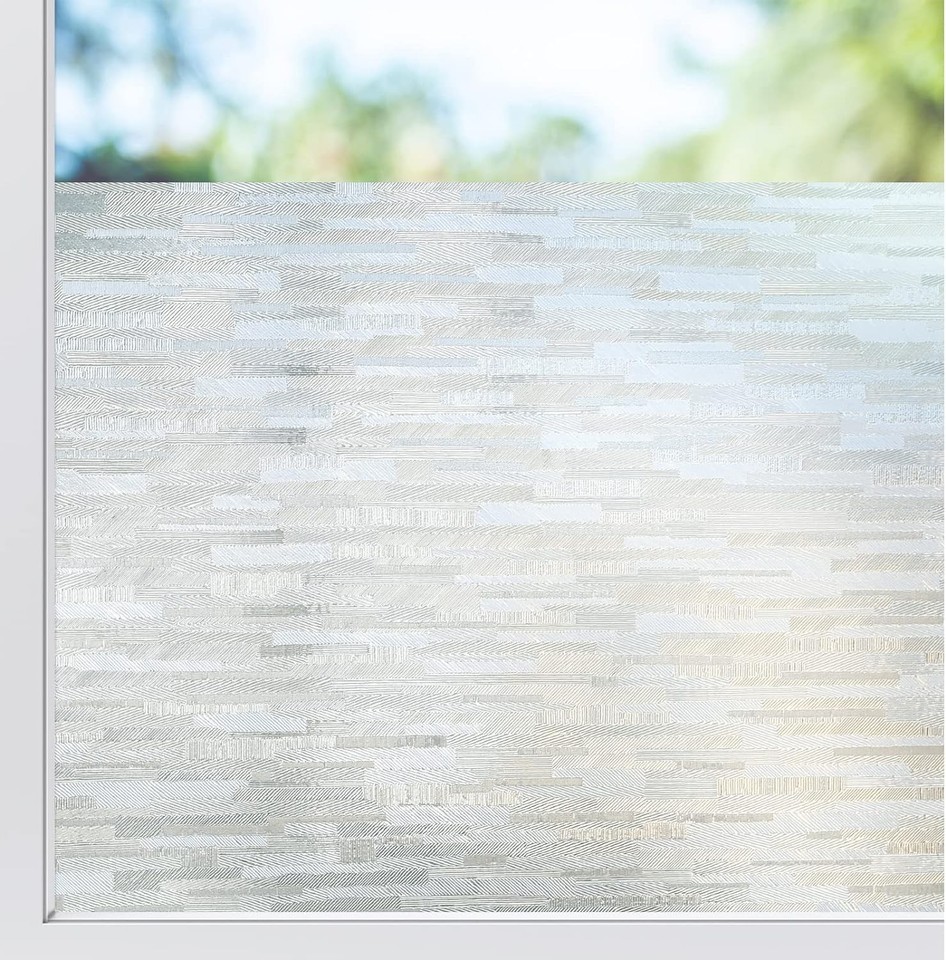 Bubble Free Frosted Window Film Self Adhesive Etched Privacy Glass ...