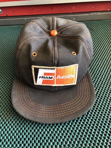 Vintage Fram Autolite Hat Cap Trucker Farm Country barn find | eBay