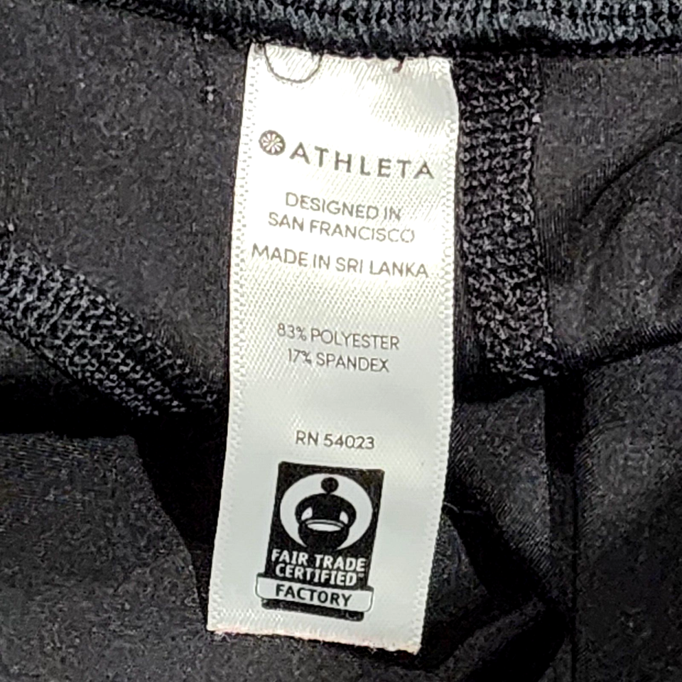 Athleta Sonic Reflective Capri Legging Crop Pants *2 PAIR* Small Black ...