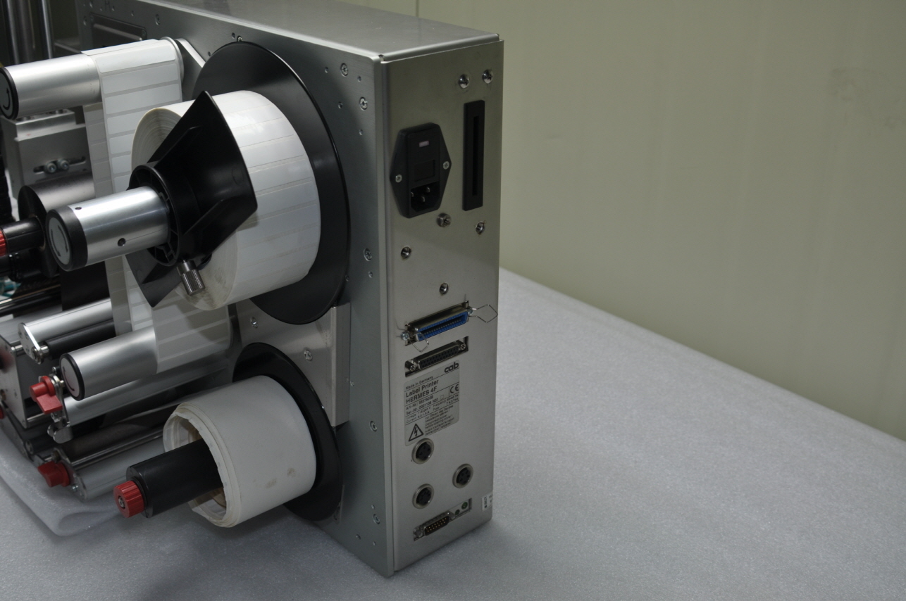 CAB Hermes 4F Industrial Label Printer and BRADY Tamp Applicator 4200 ...