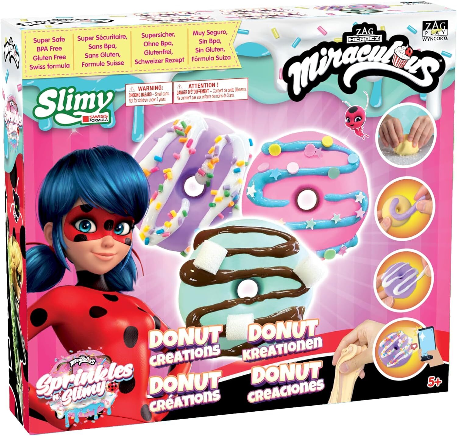 Miraculous Ladybug Slime kit - Sprinkles n' Slimy Donuts