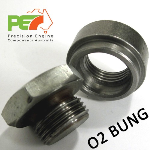 New Quality Exhaust Weld-in Oxygen Sensor O2 Bung & Plug - 18mm Thread ...