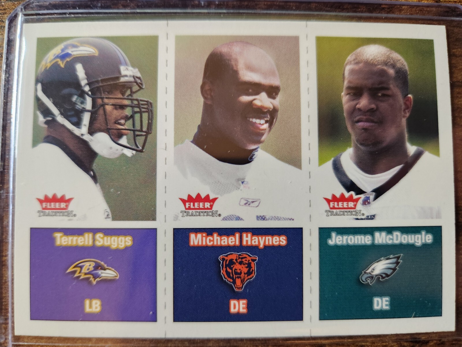 2003 Fleer Tradition Terrell Suggs Michael Haynes McDougle Rookie RC ...