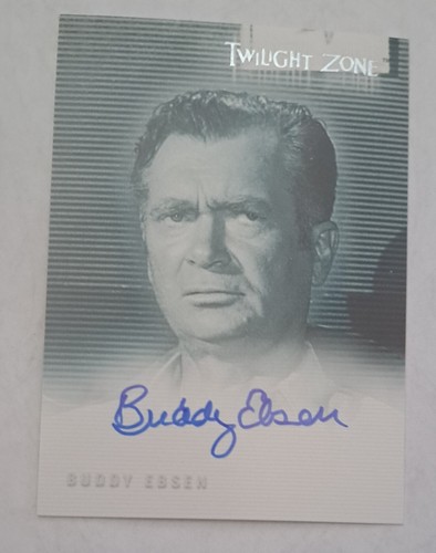 BUDDY EBSEN - JIMBO COBB 2000 TWILIGHT ZONE “THE PRIME MOVER” AUTO #A ...