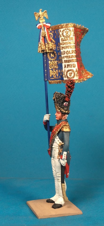 Unassembled French Imperial Guard, White Metal 60 mm Figure kit VID ...