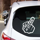 Haters Middle Finger Decal Stickers Car Motorcycle Window Tumbler | eBay