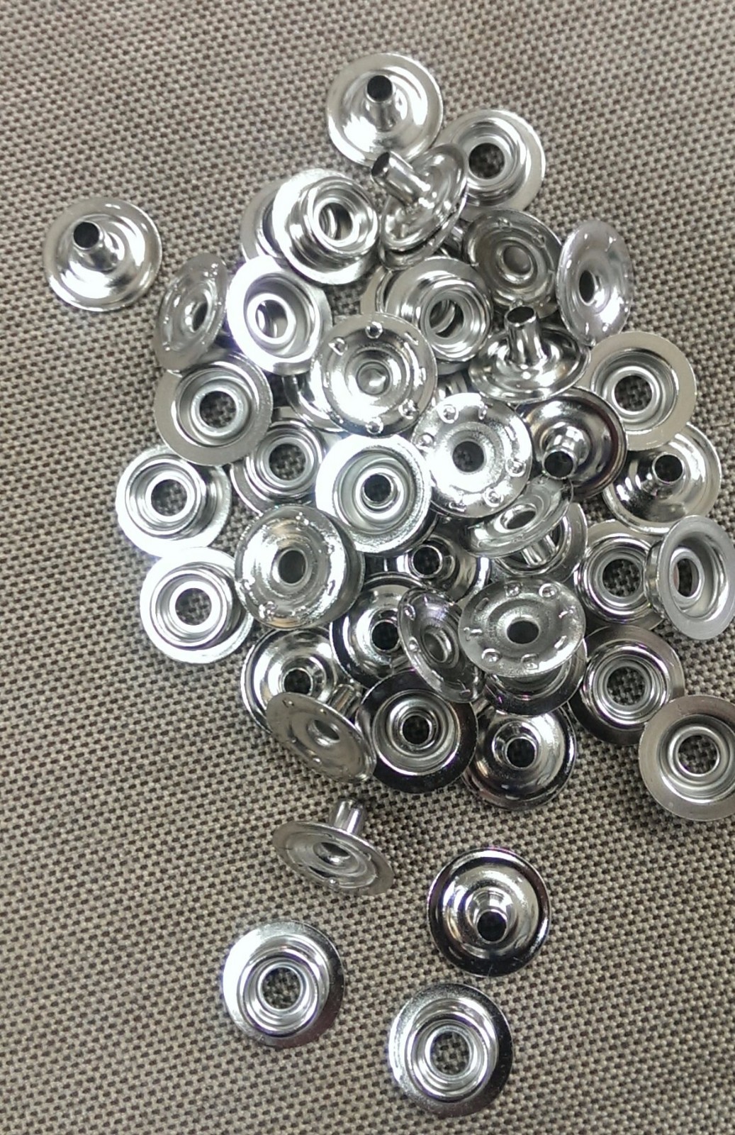 25 Studs with Eyelets / Post = 50 piece set Boat Snaps for Canvas Auto ...