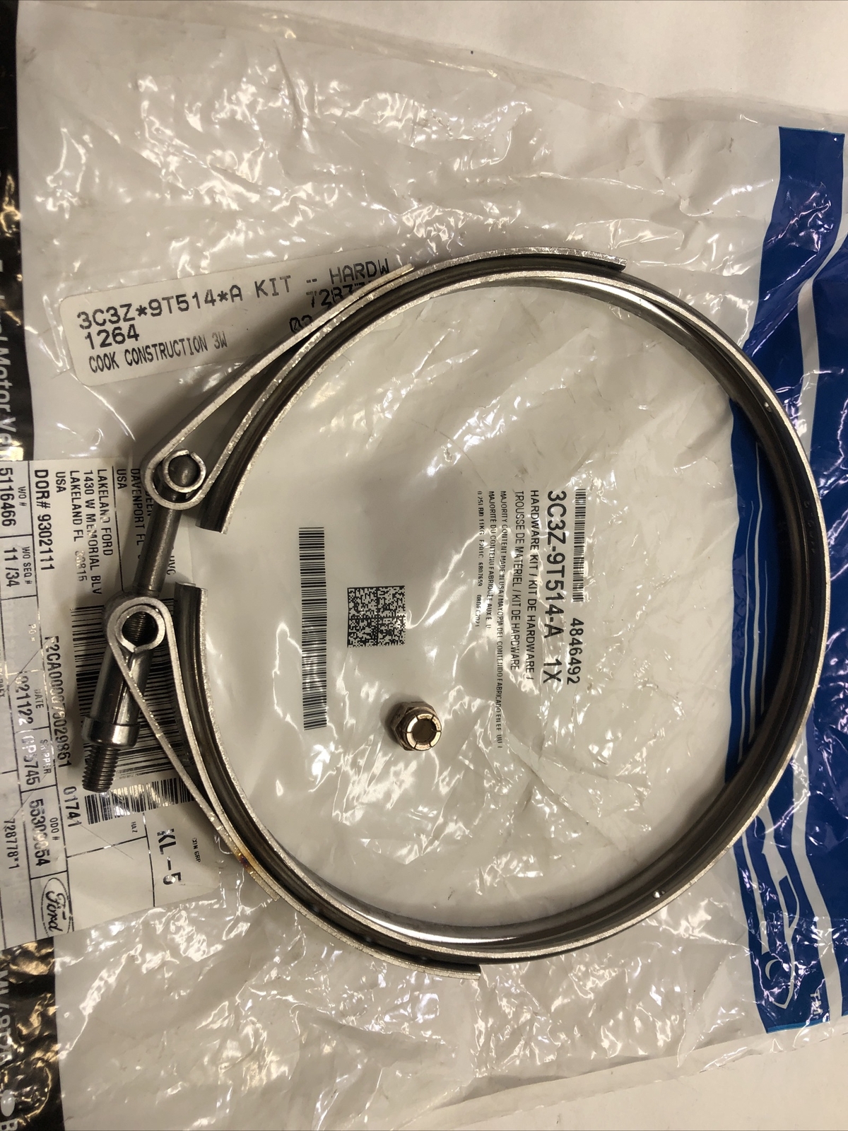 Ford OEM Kit - Hardware 3C3Z9T514A for sale online | eBay