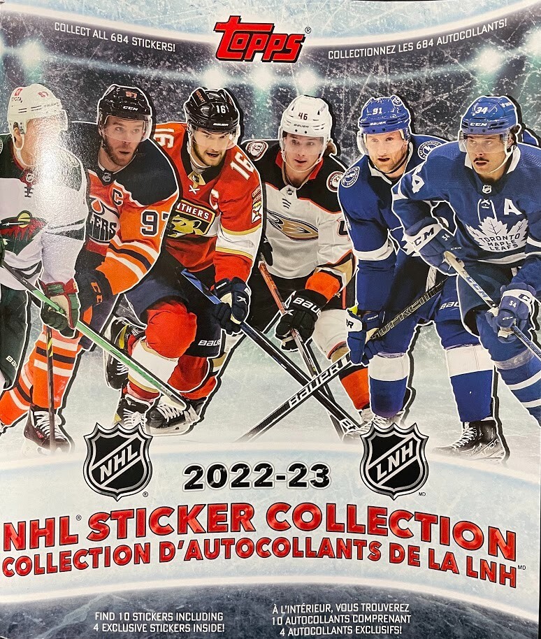 2022-23 Topps Hockey Stickers NHL Album- You Pick- Complete Your Set ...