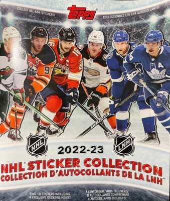 2022-23 Topps Hockey Stickers NHL Album- You Pick- Complete Your Set ...