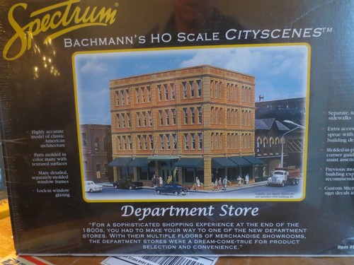 BACHMANN SPECTRUM DEPARTMENT STORE HO CITYSCENES KIT "SEALED" | eBay