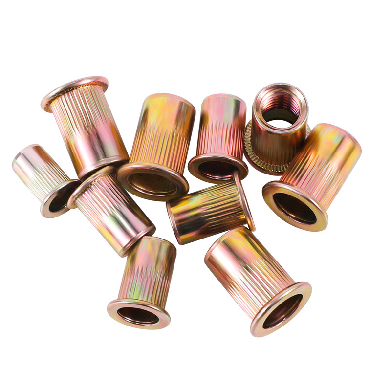 600PCS Rivet Nut Kit Mixed Zinc Steel Rivnut Insert Nutsert Threaded ...