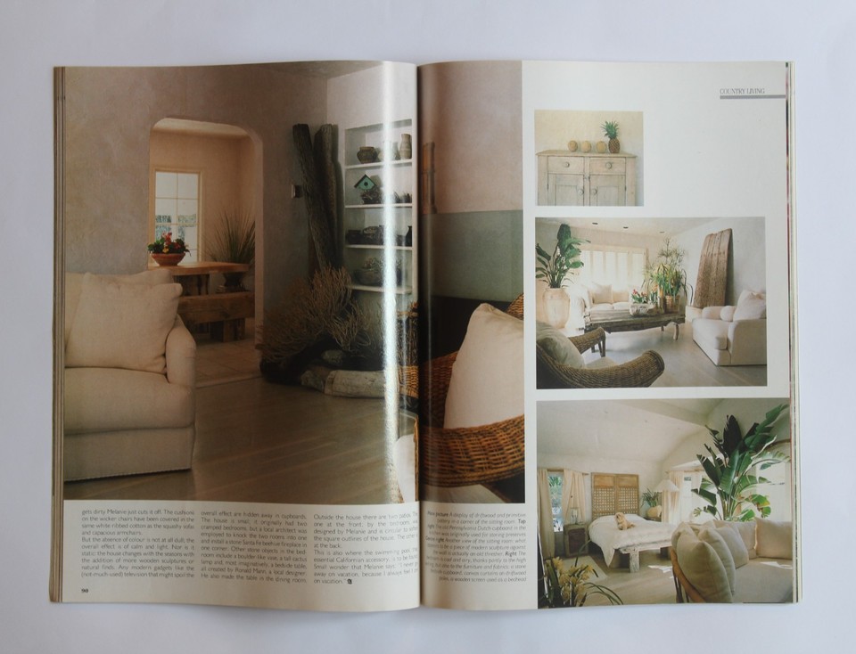 Vintage Country Living Magazine - July 1991 | eBay UK