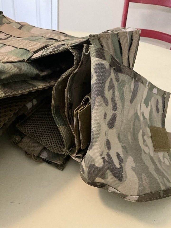 Tactical Vest Plate Carrier Multicam For Armor Plates | eBay