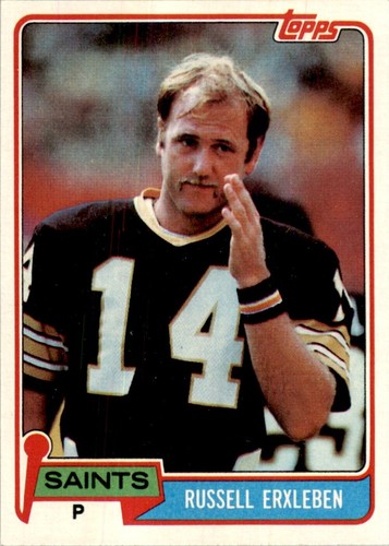 1981 Topps Cards Russell Erxleben Football Cards #184 | eBay