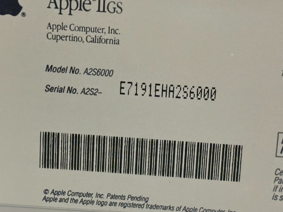 VINTAGE APPLE II GS COMPUTER | eBay