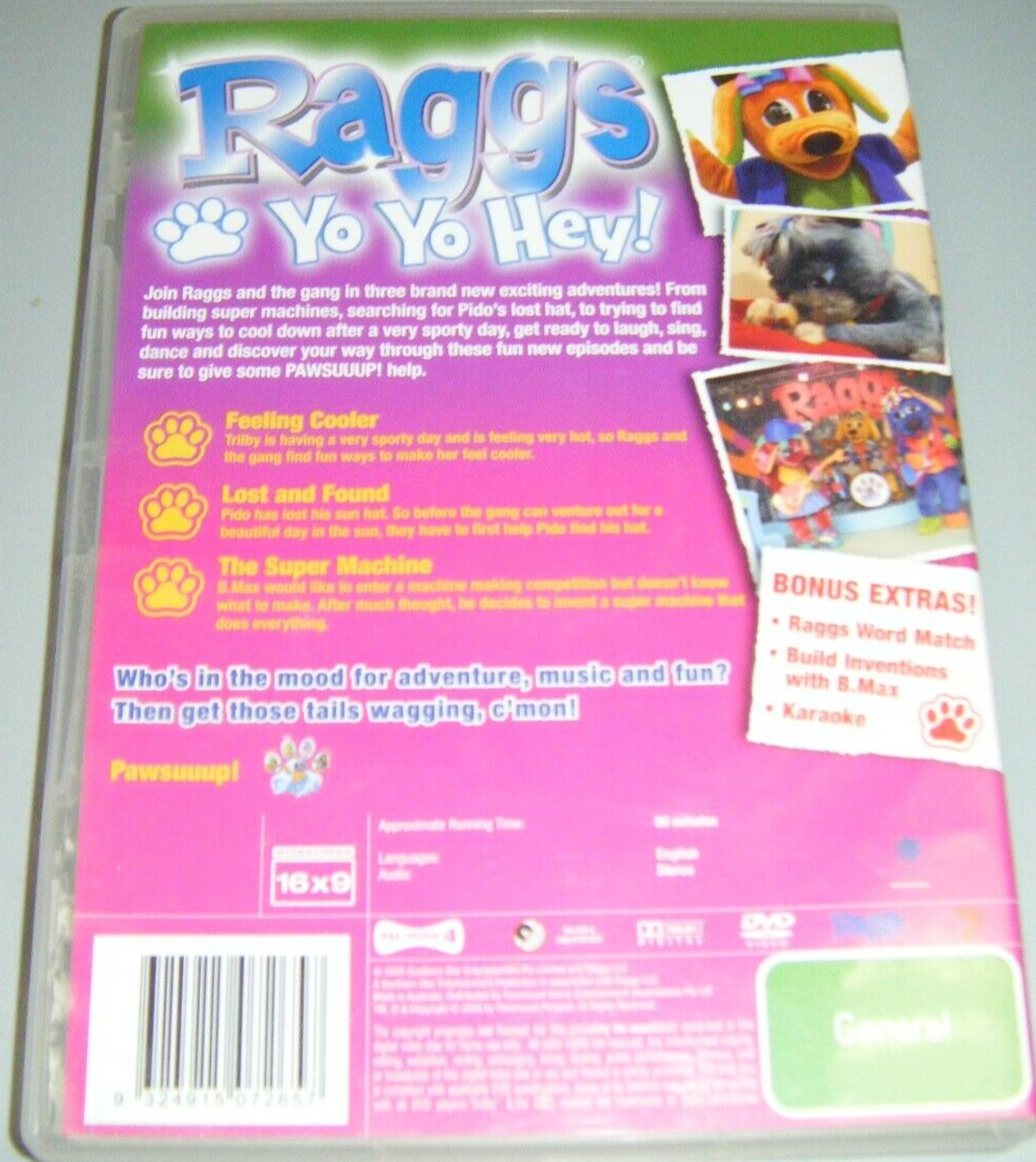 Pre-Owned DVD - Raggs: Yo-Yo Hey! [I5] | eBay Australia