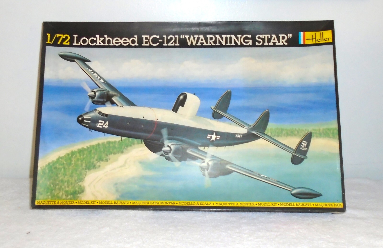 1983 Heller USAF Lockheed EC-121 "Warning Star" Model Airplane Kit 311 ...