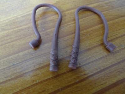 LEGO PART 88704 BROWN BENT MINIFIG WHIPS x 2 | eBay