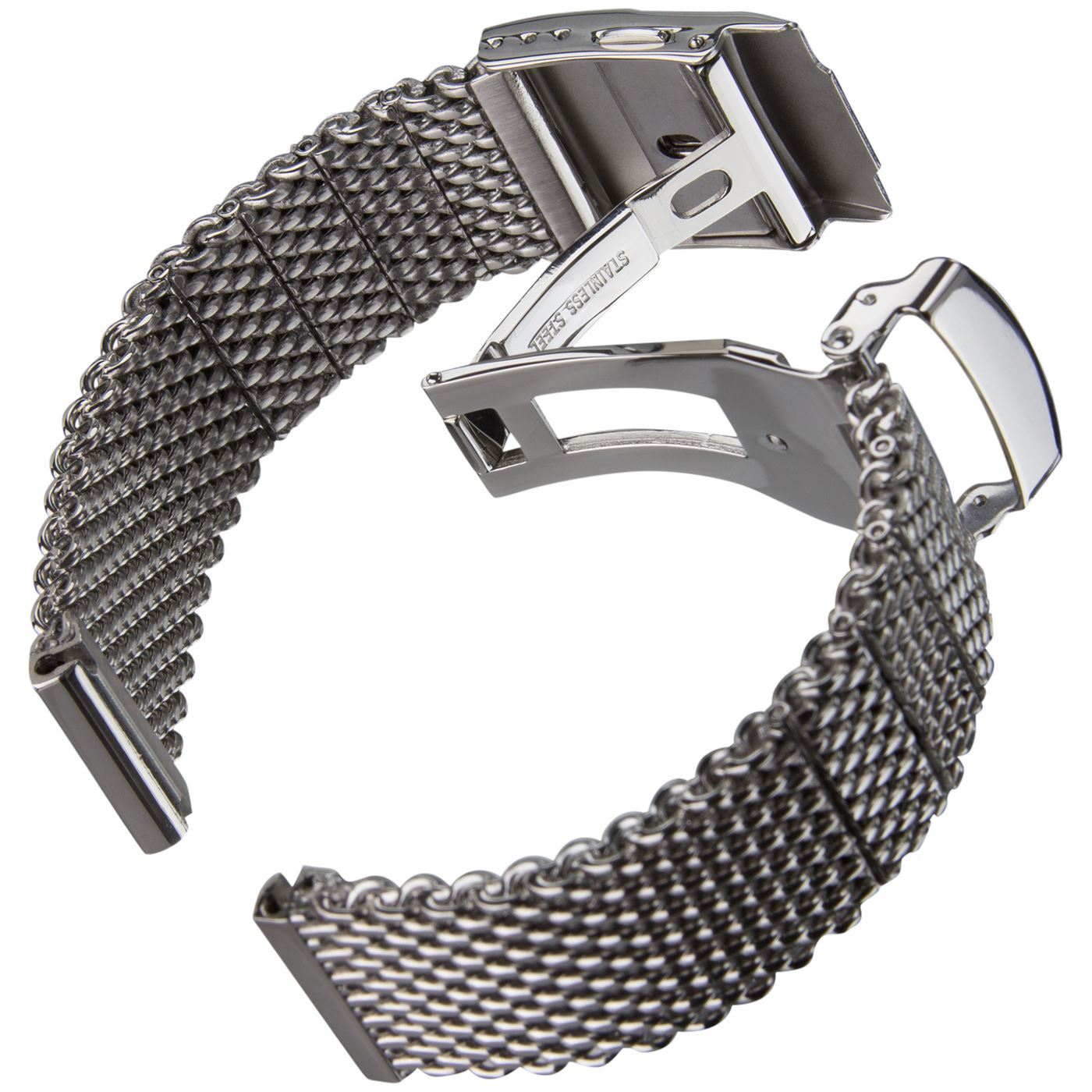 Taurus Premium Milanese Mesh Solid Watch Strap Band 20mm 22mm For Seiko ...