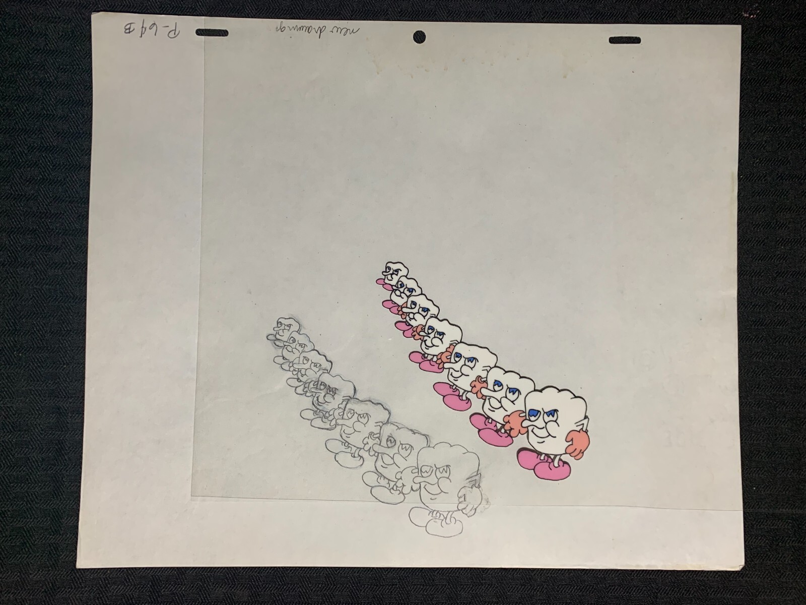 TOOTHPASTE COMMERCIAL? 12.5x10.5" Animation Cel & Drawing - Dancing ...