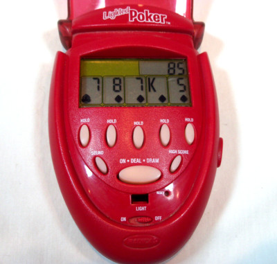 Radica Lighted Poker Handheld Digital Card Game | eBay