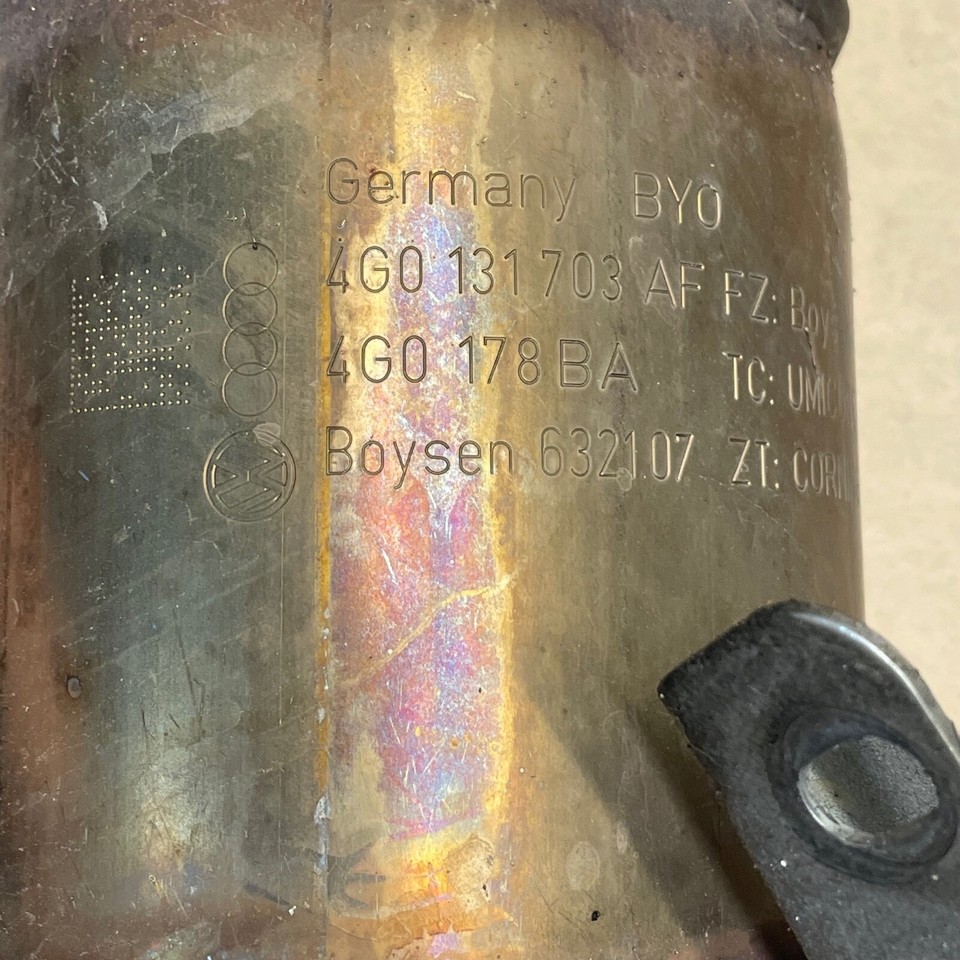 12-18 Audi A6 A7 A8 3.0L 3.0T Catalytic Converters Downpipes Exhaust OEM scrap | eBay