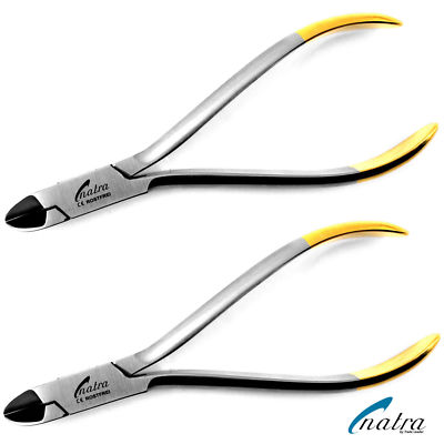 2 TC Cutter 15° Wire Side 13 cm 5" Ligatures Orthodontic Dental ...