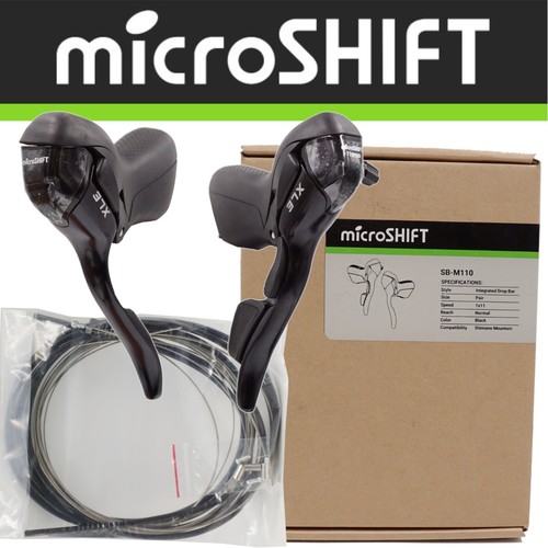 microSHIFT SB-M110 1x11 Speed Road Bike Shift Levers fits Shimano MTB ...