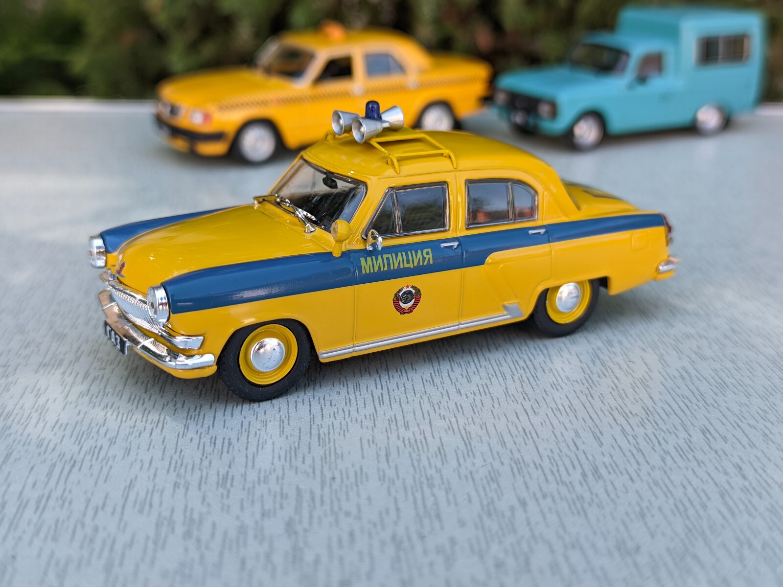 Diecast Soviet car GAZ 21 Police Милиция DeAGOSTINI 1/43 Scale | eBay