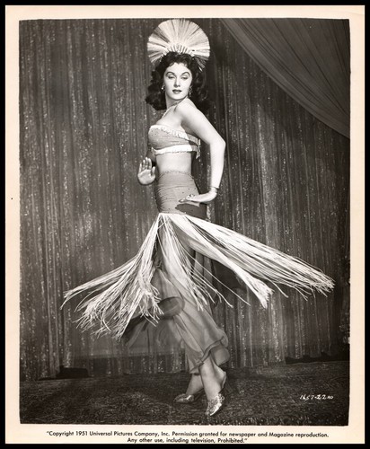 Hollywood Beauty RHONDA FLEMING CHEESECAKE PIN-UP LEGS 1951 ORIG Photo ...