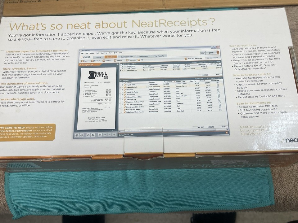 Neat NM-1000 Portable Mobile Document Scanner - New In Box | eBay