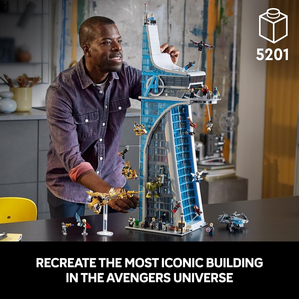 LEGO Marvel Super Heroes Avengers Tower Building Kit Model 76269 NEW ...