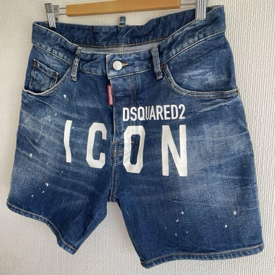 DSQUARED 2 Men Pants Denim Shorts Icon Logo Limited Edition VHTF Popular Product | eBay