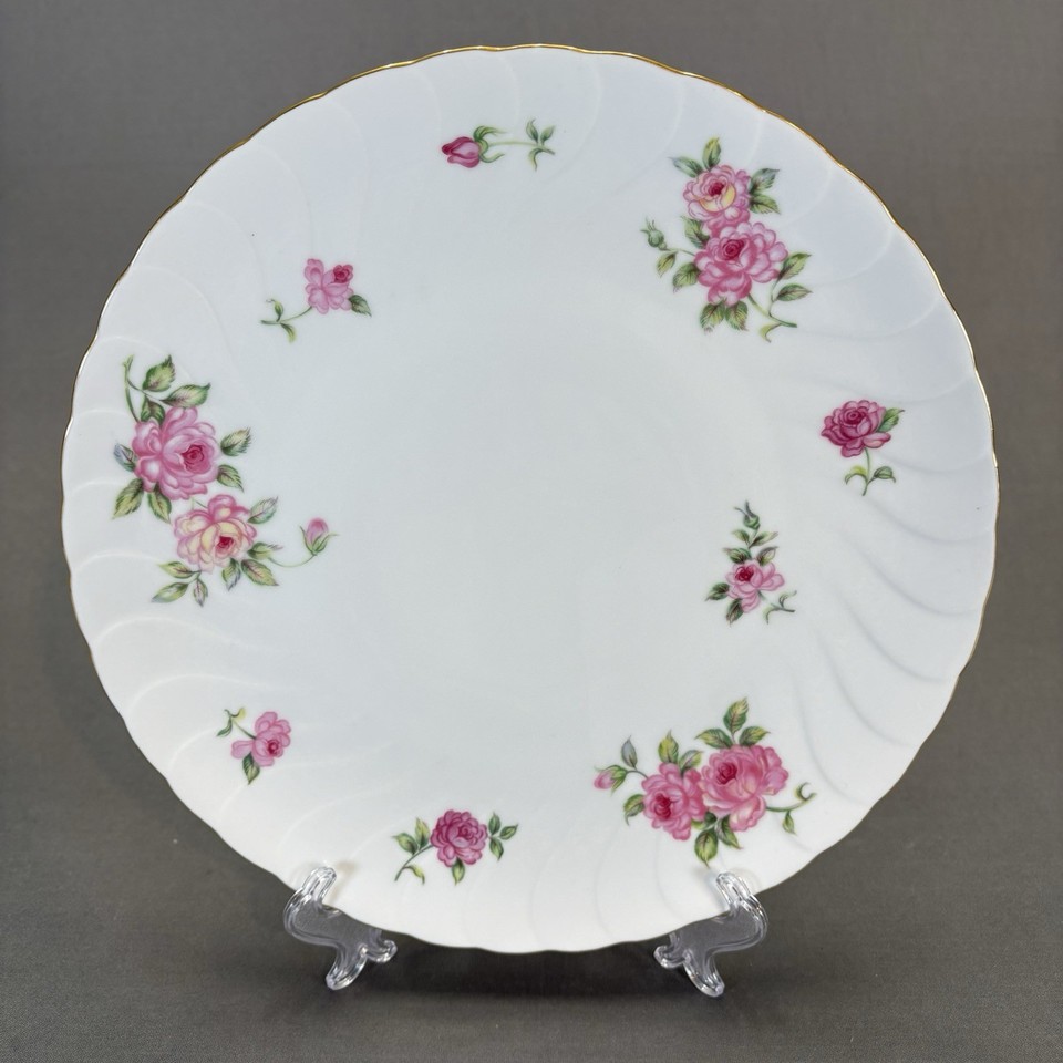 Craftsman China Caprice Dinner Plates 10 1/4" Set of 4 Scalloped Pink ...