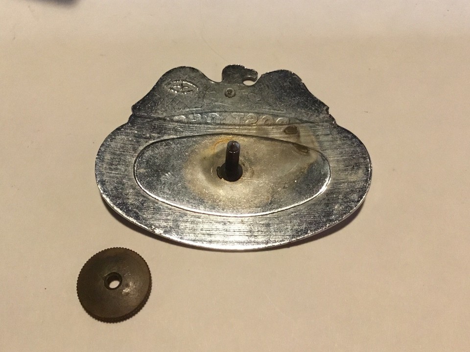 Vintage US Post Office USPS #1 Letter Carrier Hat Badge Pin N.C. Walter ...