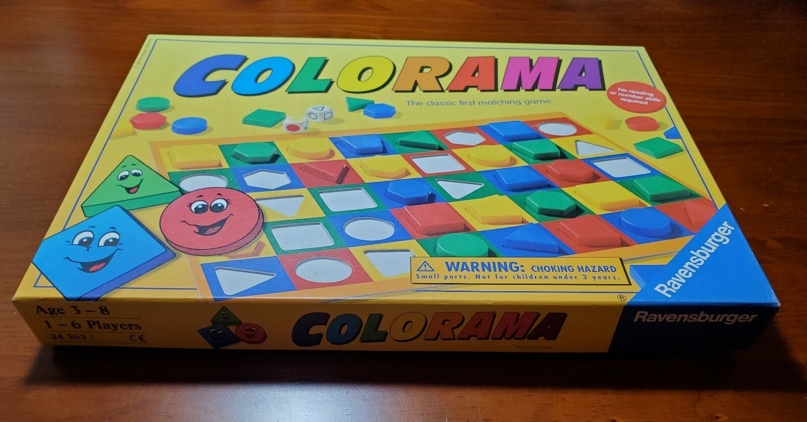 Ravensburger Colorama Matching Shapes Colors Dice Rolling Competing ...
