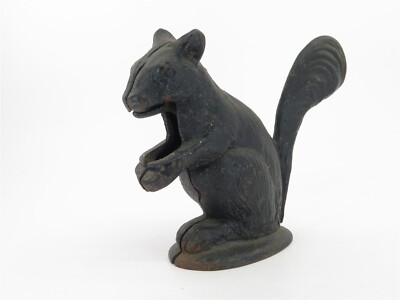 Antique Cast Iron Squirrel Nut Cracker with Lever Tail 5.25" tall | eBay