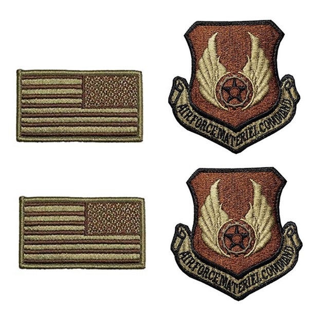 US Air Force Materiel Command OCP Spice Brown Patch and Flag Bundle | eBay