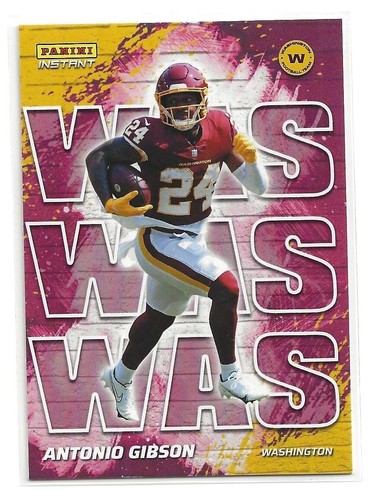 2021 Panini Instant Antonio Gibson My City Limited Print Card /1130 | eBay