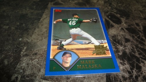 2002 TOPPS # 316 MARK MALASKA BASEBALL CARD | eBay